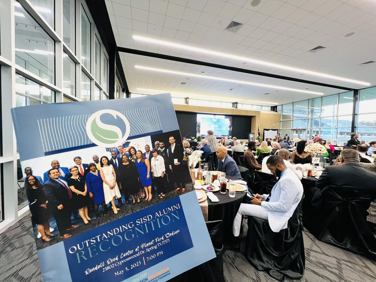 Spring ISD on Twitter: "The "Annual Outstanding Alumni Recognition Ceremony" is happening now ...