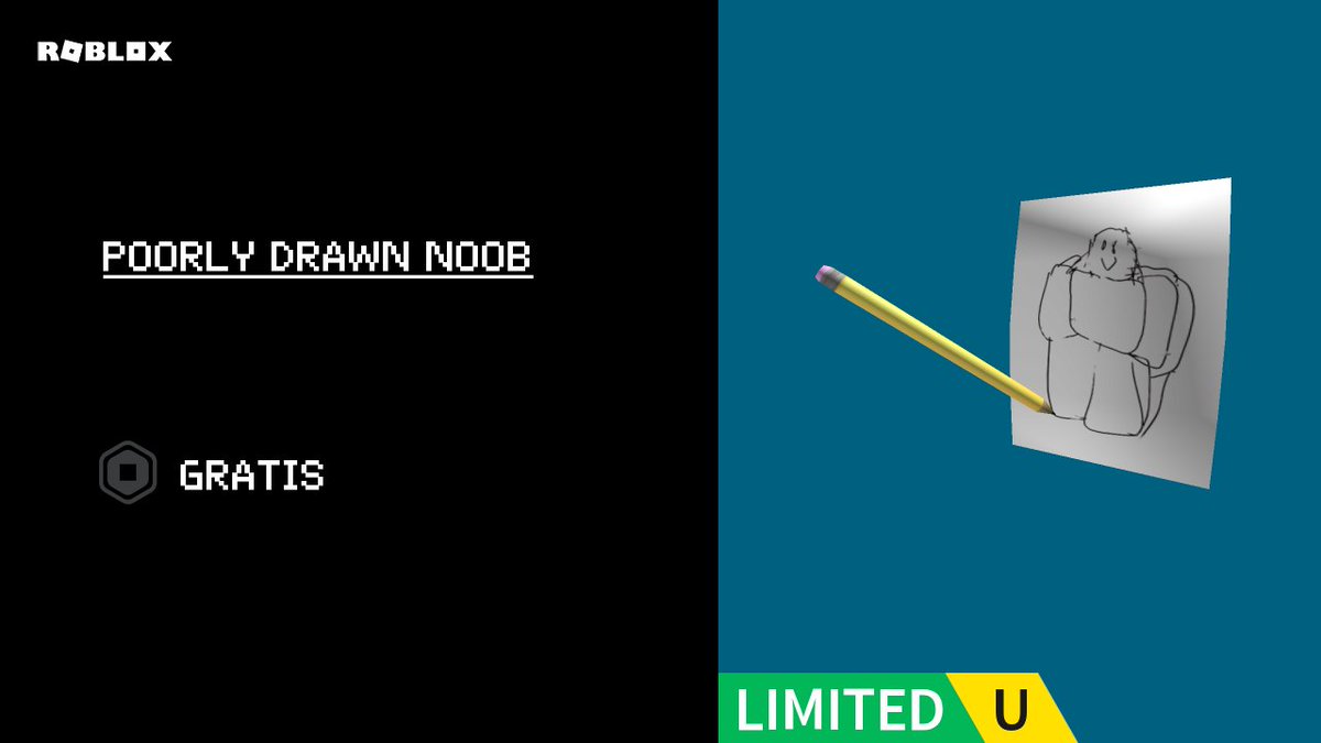 📰 Noticias Roblox y UGC on Twitter: "🔴¡NOTICIAS! : El "Poorly Drawn Noob" Ya se encuentra ...