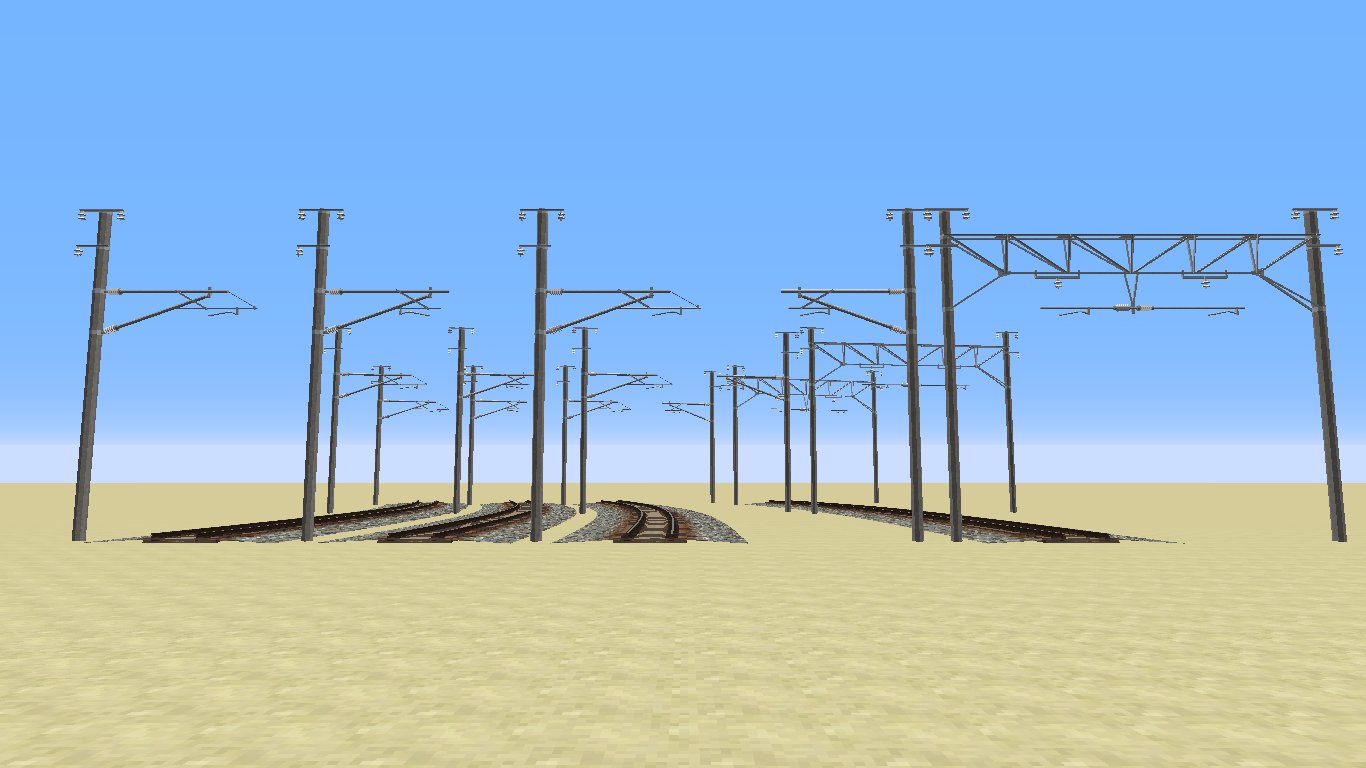 宝条みちる🌲🔥 on Twitter: "RT @hi03_s: #RealTrainMod hi03CatenaryPack 1.0 公開 新しい架線接続ポイントと標準的な架線柱4種類 ...