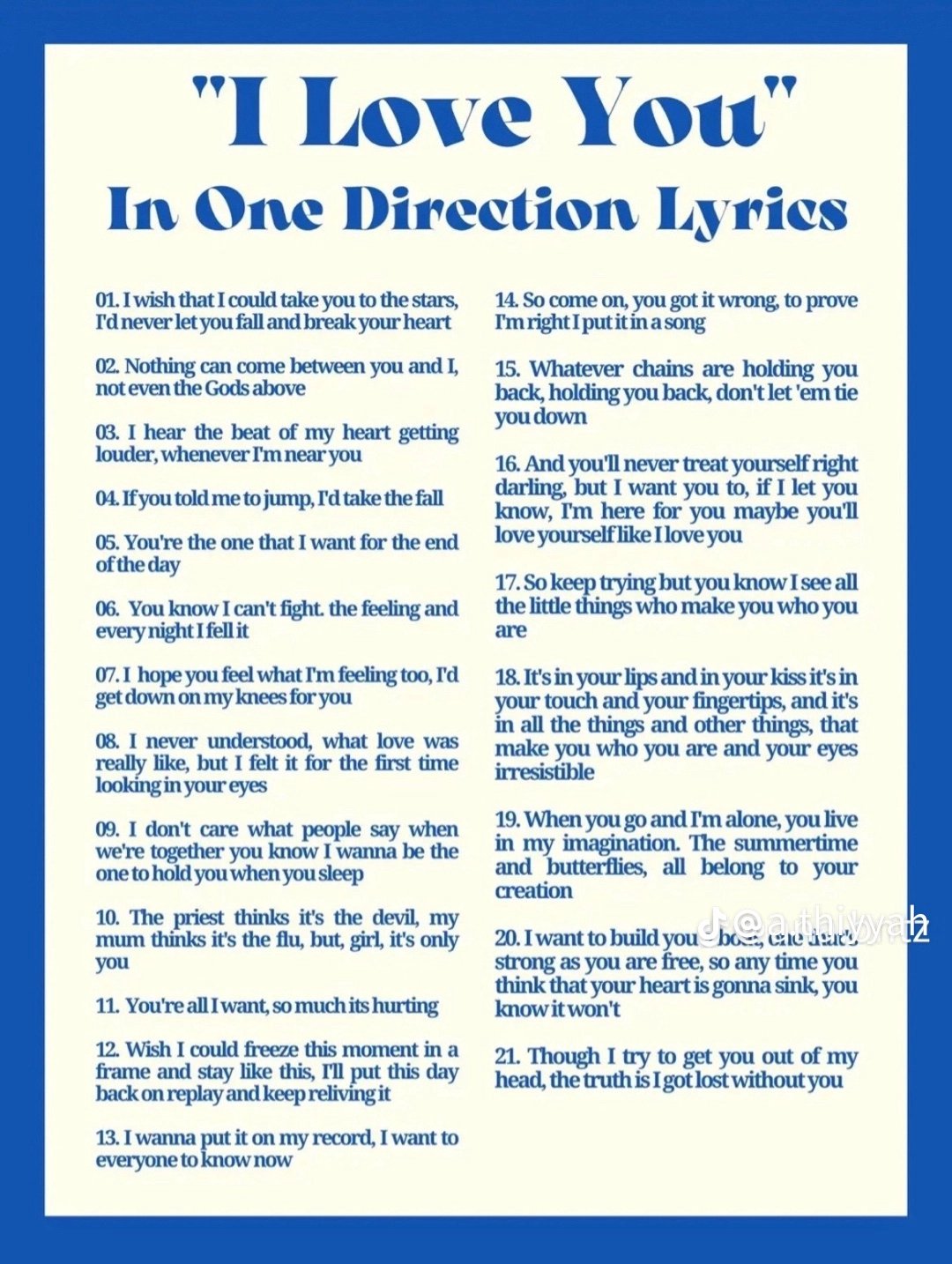 One Direction You And I Quotes