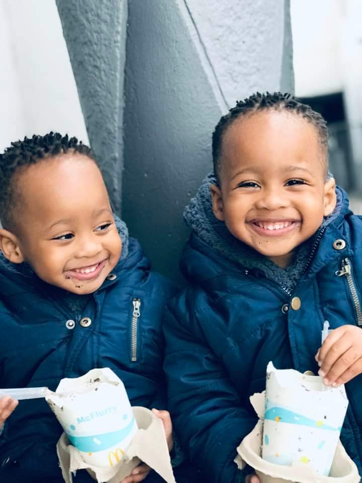 Cutest Mixed Twin Babies