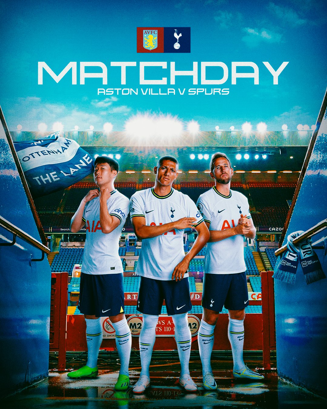 Chris Cowlin on Twitter: "MATCHDAY 👊 @AVFCOfficial v @SpursOfficial ⚽️ 🆚 Aston Villa 🏟️ Villa ...