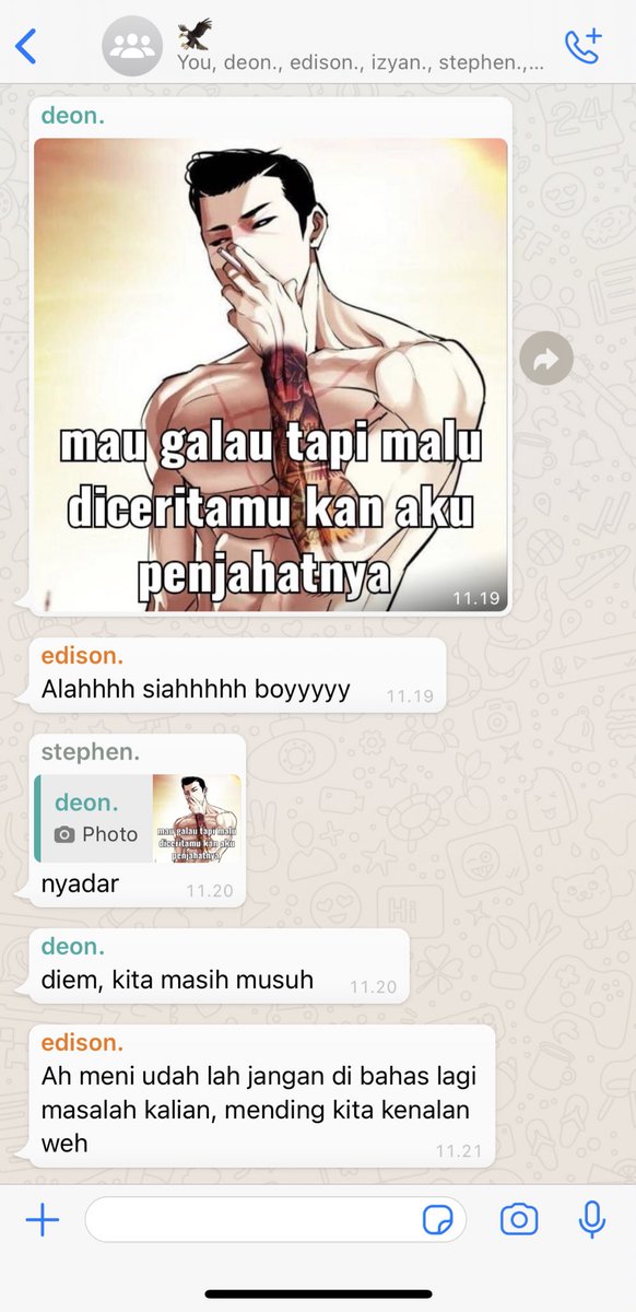 K. update on Twitter: "50. btw ini pov chat dari author ya, biar gak bingung"