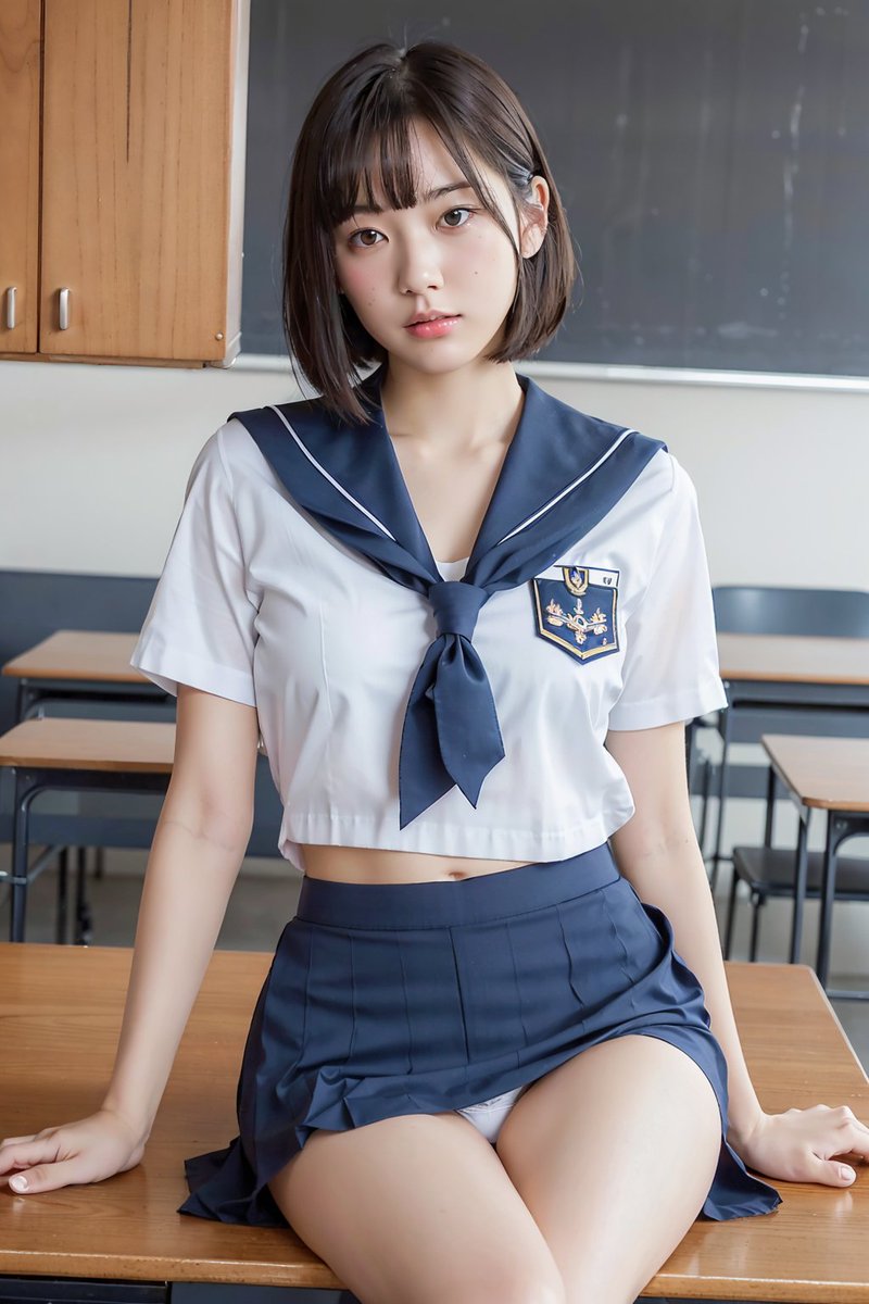 タラヲ@AI on Twitter: "見たいの？ #AIグラビア #BRAV5"