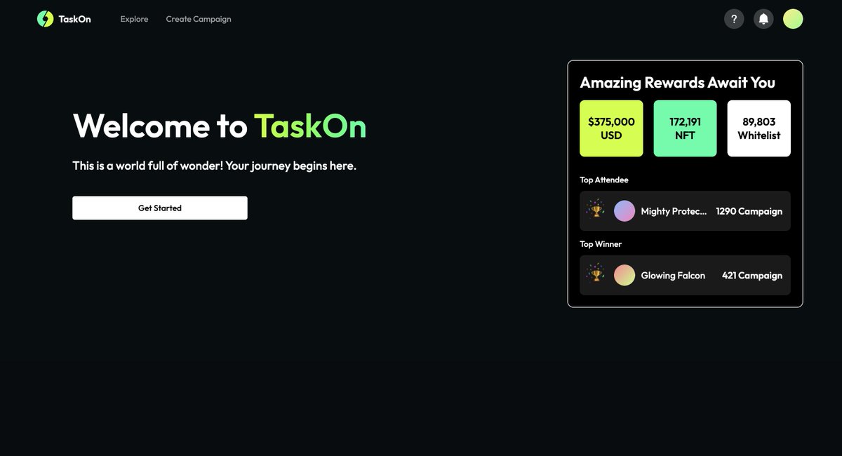 TaskOn - A Web3 Task Collaboration Platform on Twitter: "🚀 Start your journey on #TaskOn 📓 Try ...