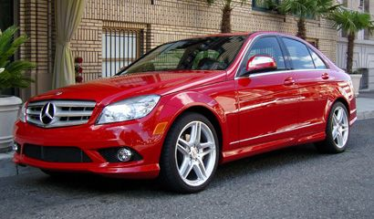 Mercedes 2010 C300 Red