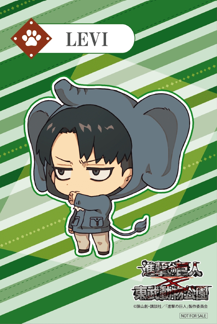 Moe🐰🥕 on Twitter: "Levi + Eren Illustration in AoT x Tobu Zoo Park Collaboration (Part 2)."