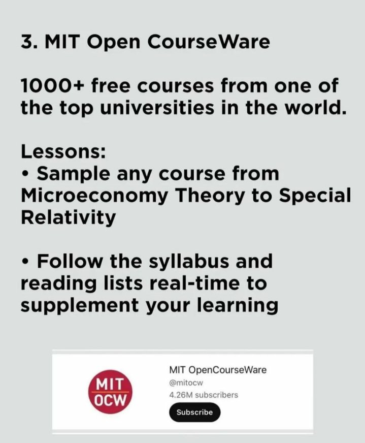 YouTube Is Free Education (98% Don't Know This) Here Are The Top ...