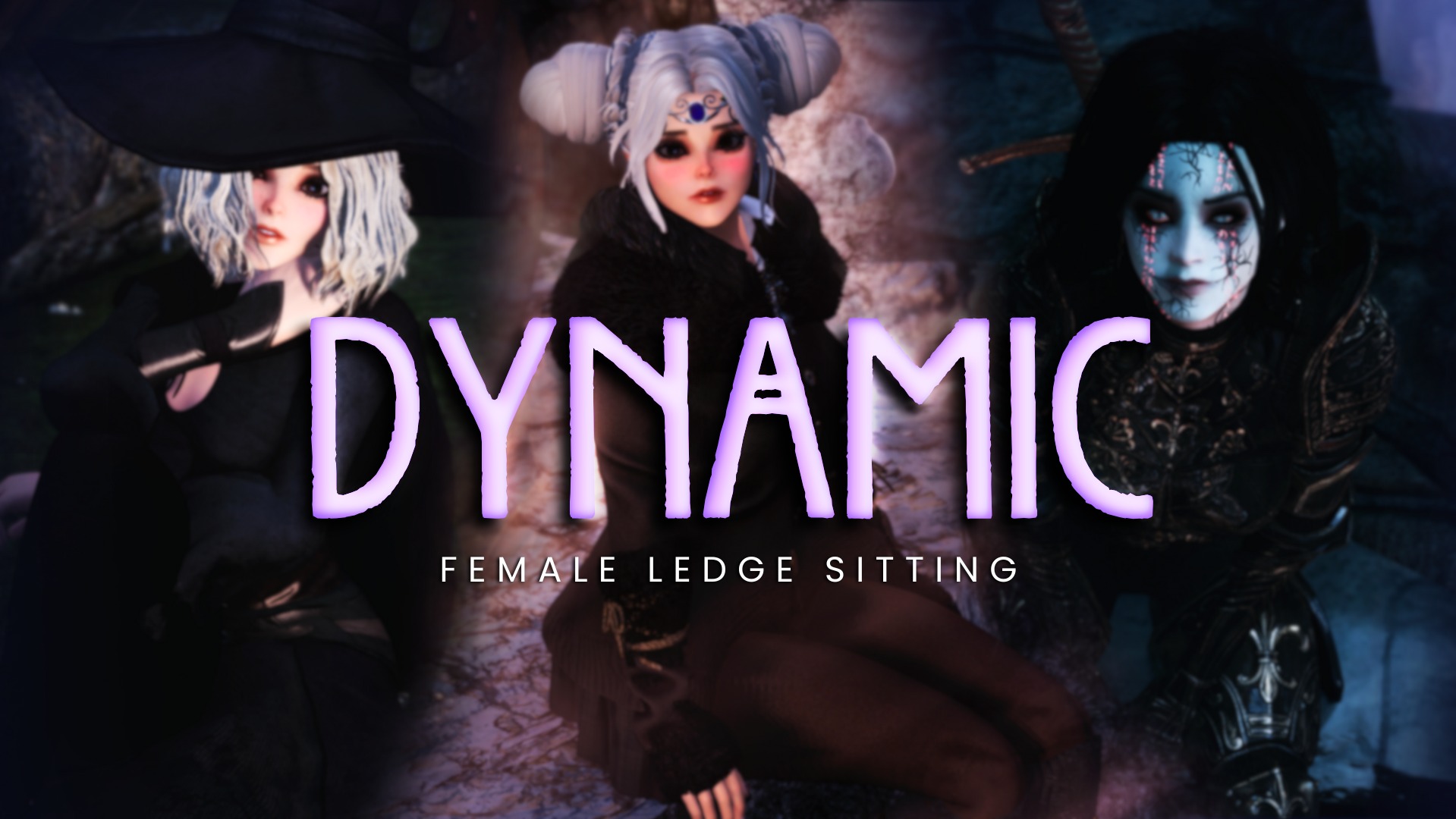 Skyrim SE MOD on Twitter: "【モーション/Dynamic Female Ledge Sitting】岩棚に座る女性用アイドルアニメーションを新たに3つ追加します ...