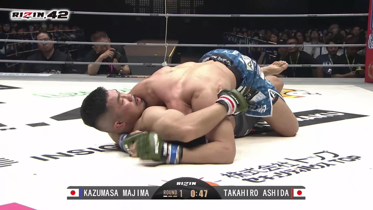 RIZIN FF English on Twitter: "Kazumasa Majima scores his FIRST win in RIZIN with a Von Flue ...