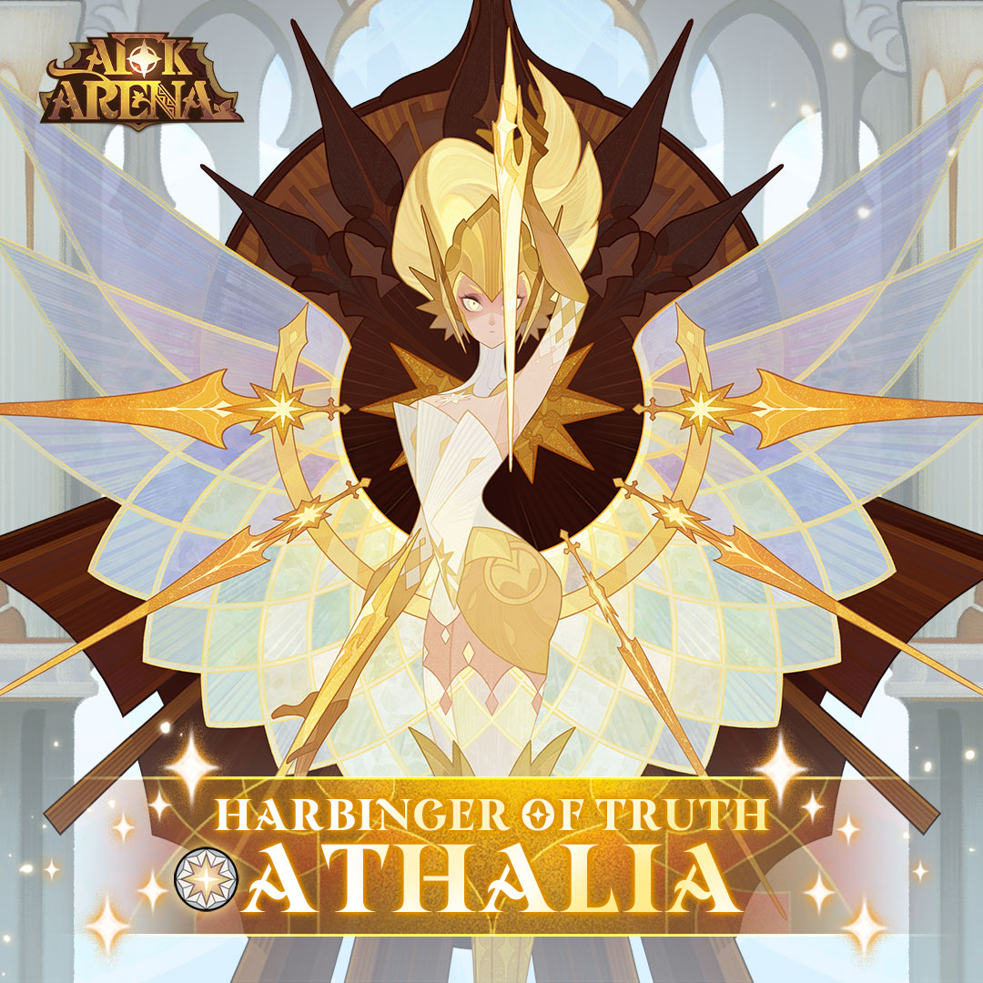 AFK Arena on Twitter: "Athalia had traveled the world after the fall of the Dura. Her blade ...