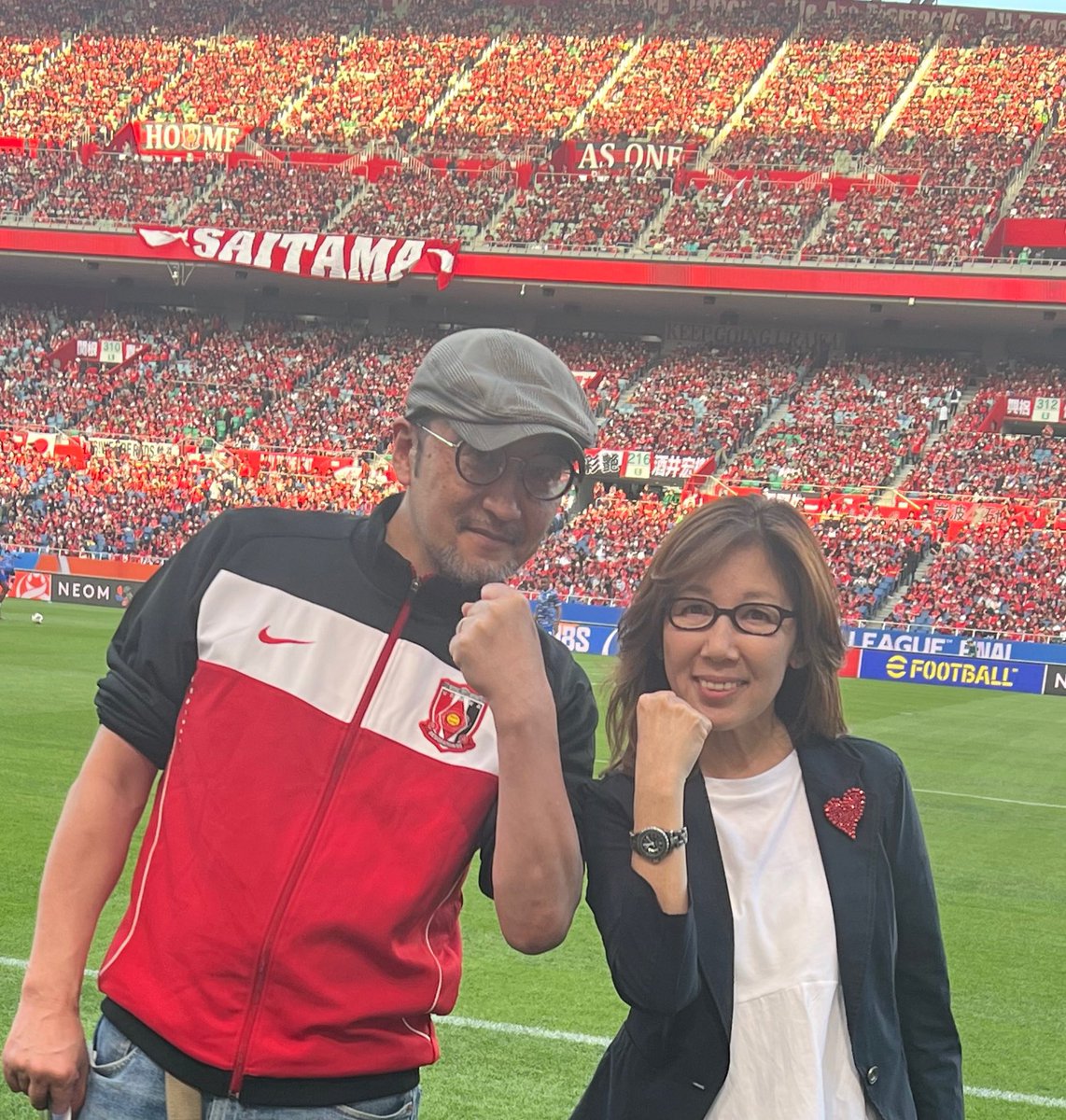 朝井夏海 On Twitter Acl優勝おめでとうございます🏆 初めて埼スタで優勝インタビューが 出来ました〜😭 もうサイコーです Acl優勝🏆 Wearereds