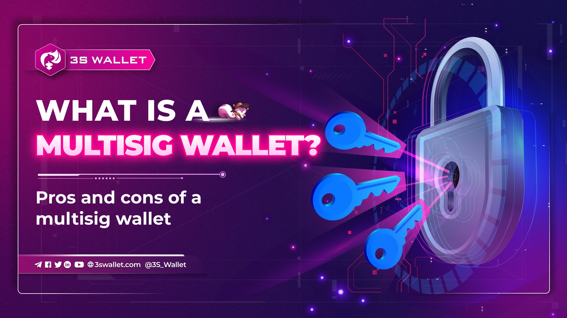 3S Wallet on Twitter: "WHAT IS A MULTISIG WALLET? PROS AND CONS OF A MULTISIG WALLET 🔥 👉 Learn ...