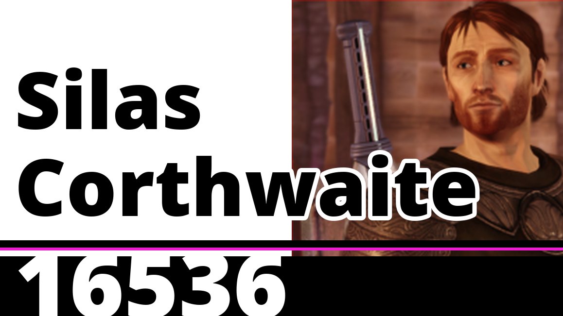 Smash Additions Bot on Twitter: "You know Silas Corthwaite from Dragon Age: Origins? They should ...