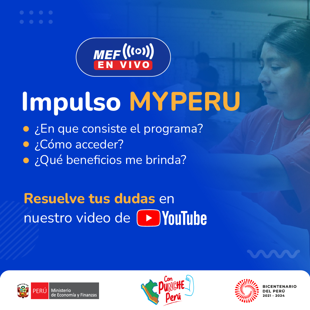 Ministerio de Economía y Finanzas on Twitter: "🤔 ¿Quieres conocer más sobre el programa Impulso ...
