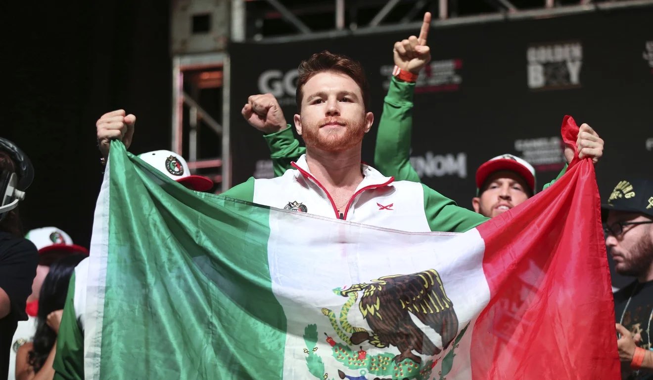 Canelo Alvarez Mexican Flag