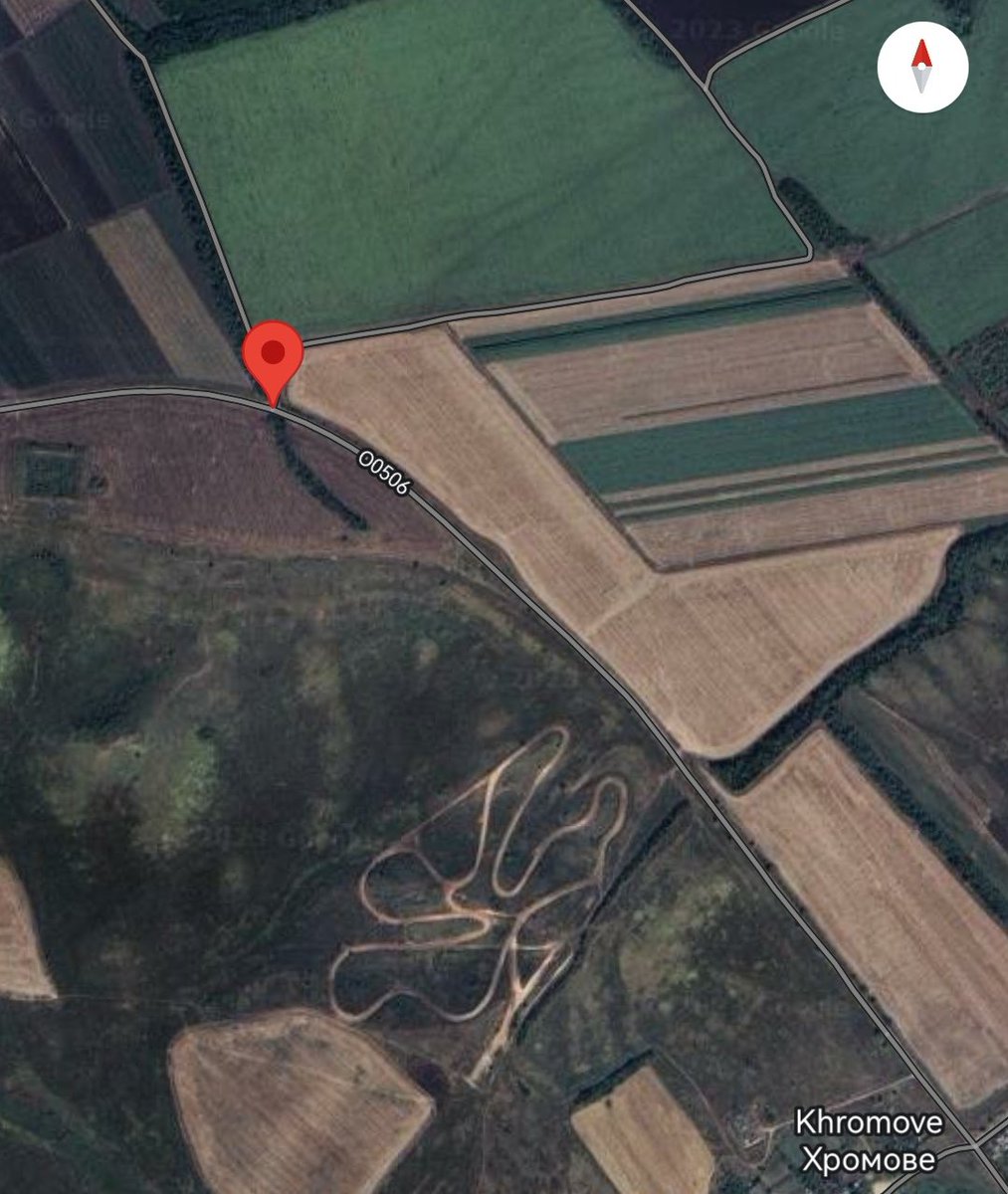 Martin Tuitero on Twitter: "9/2. Geolocalización vídeo limpia UKR posiciones rusas en 48°36'34.5 ...