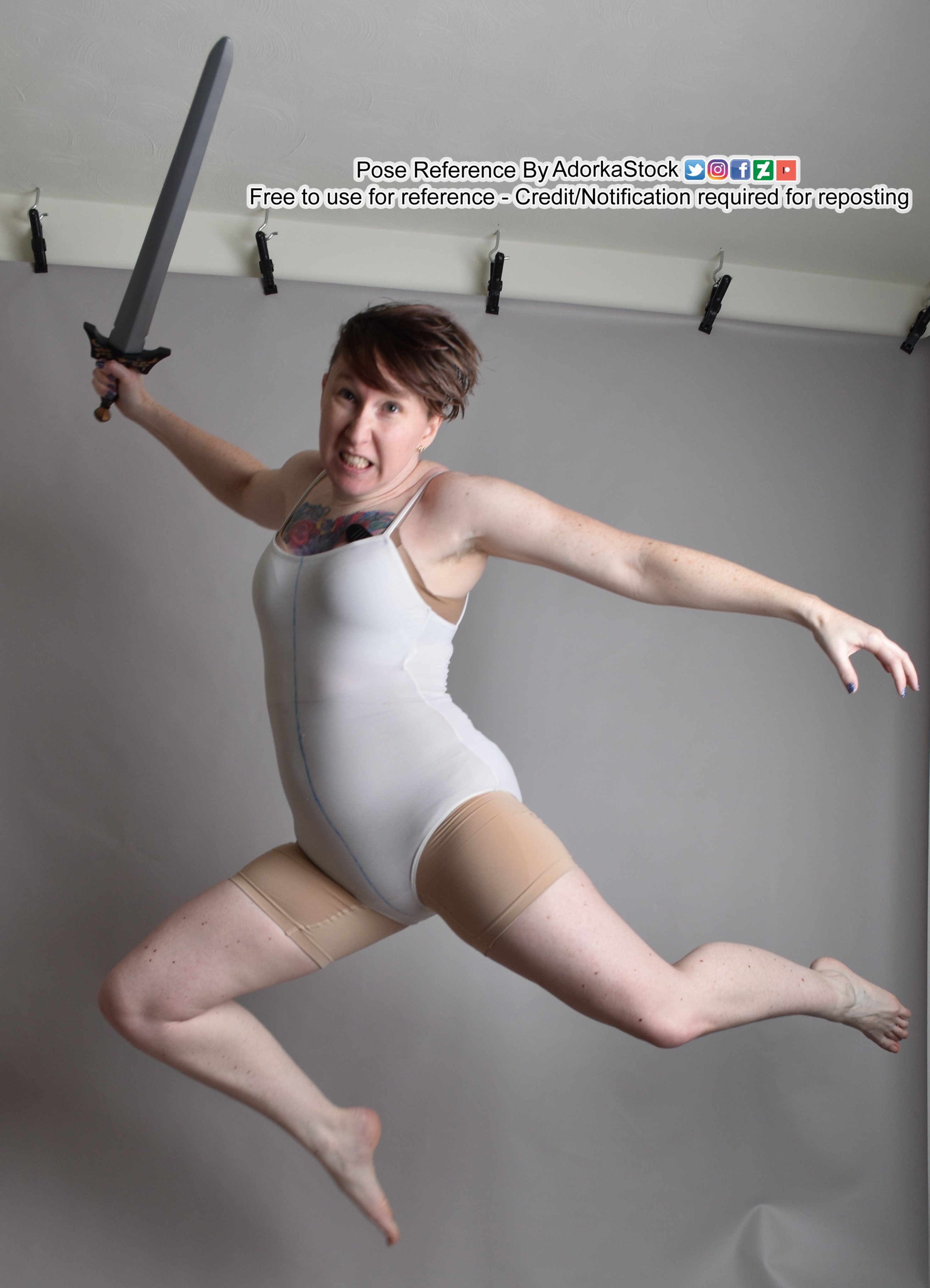 Female Action Pose Reference