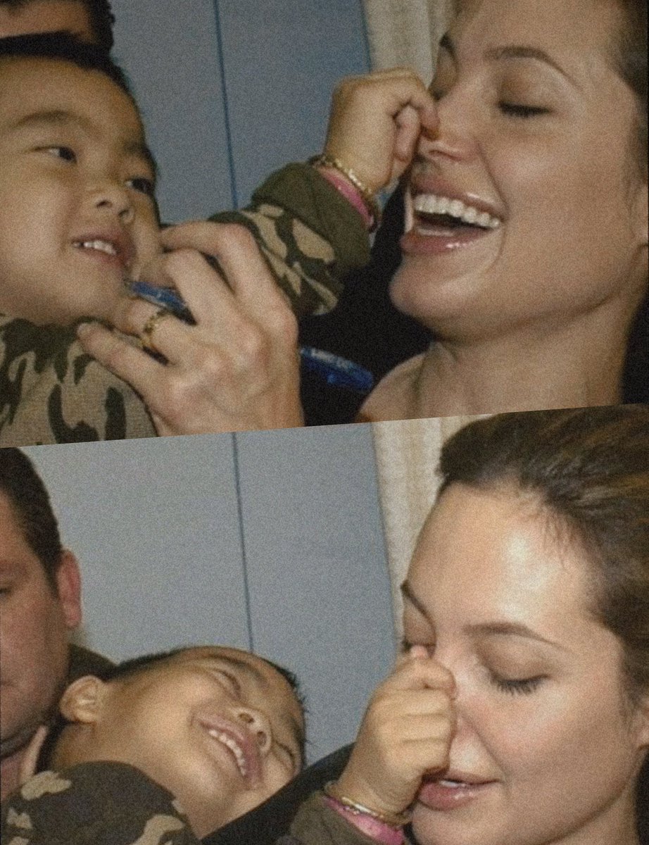 K on Twitter: "maddox and angelina 🤎"