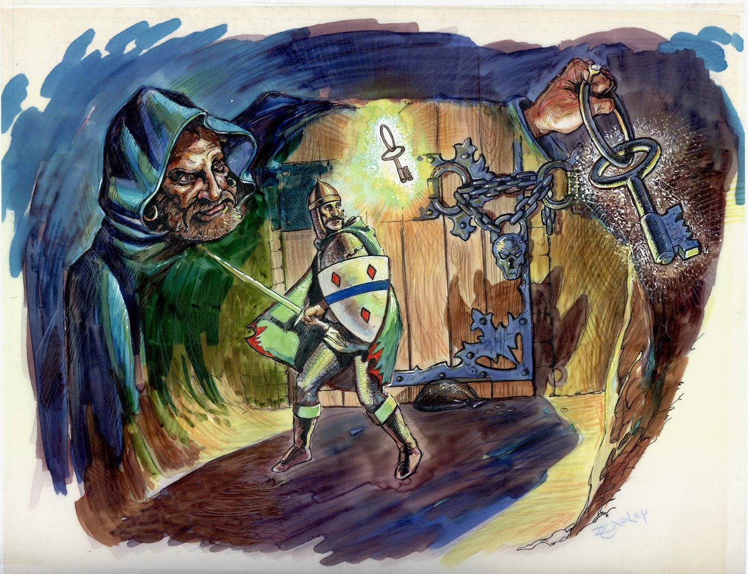 YoDanno #DragonlanceDragonlance on Twitter: "Aaaaaaaand here is Jeff Easley’s preliminary for ...