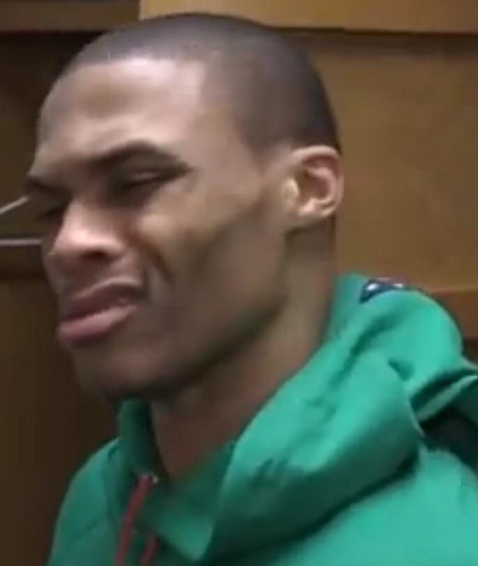 Russell Westbrook Confused Face