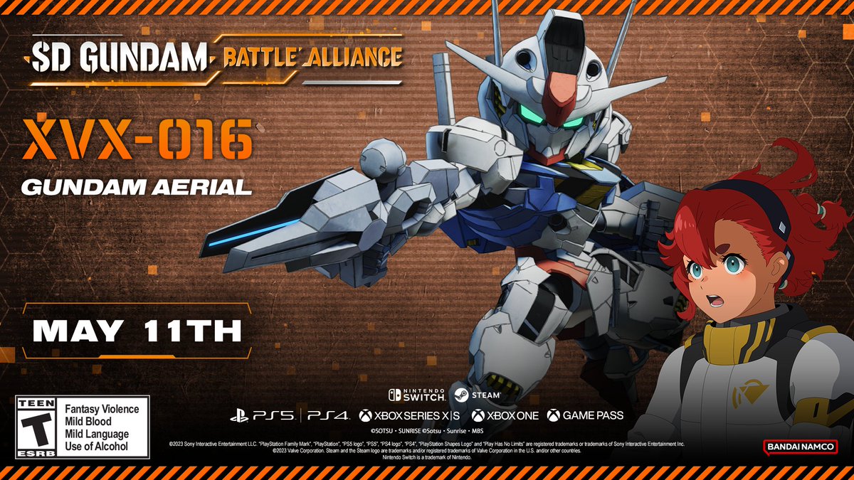 Bandai Namco US on Twitter: "RT @GundamInfoNA: It can fly, it can dance! Gundam Aerial and ...