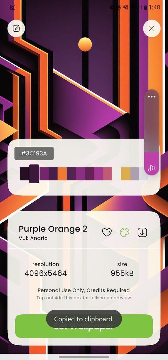 Maaz Perwez on Twitter: "Ise One4wall app for wallpaper and then theme park to add accent colour ...