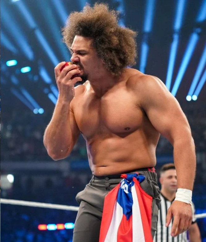 Modern Notoriety on Twitter: "Bad Bunny & Carlito defeat Judgement Day in a San Juan Street ...