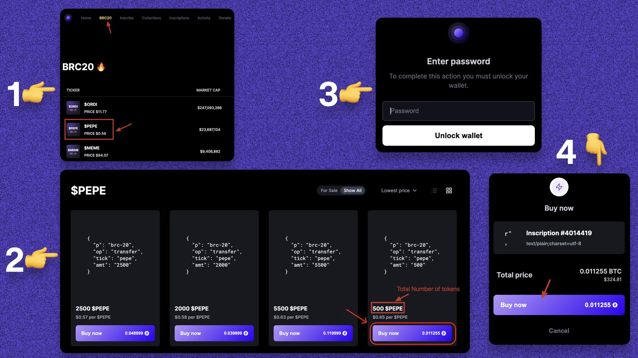 Airdrop Official 🦇🔊 On Twitter 6 11 🤔 How To Buy Brc 20 Tokens 1