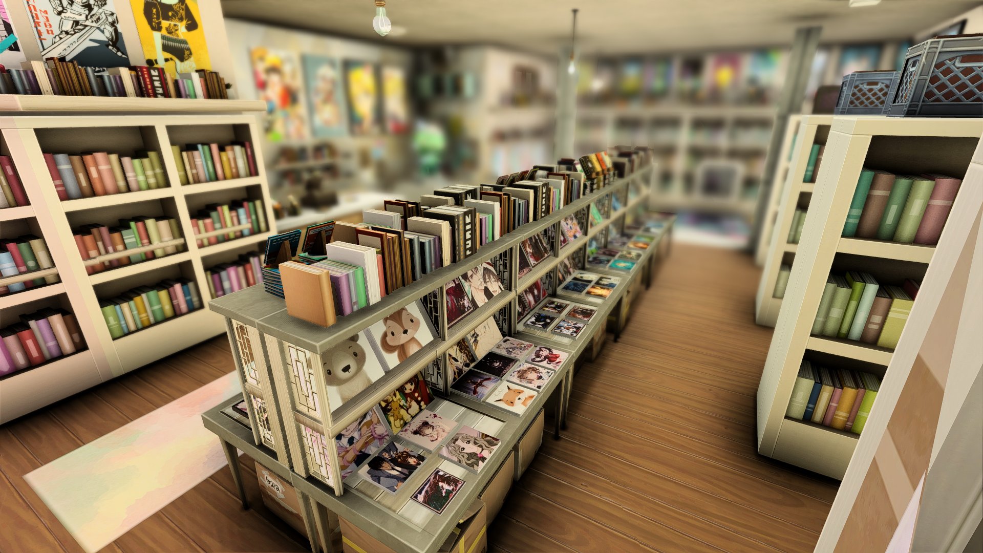 Manga Store + Apartments - The Sims 4 Rooms / Lots - CurseForge
