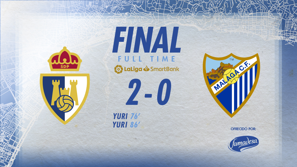 Málaga CF on Twitter: "2⃣-0⃣ FINAL| 🆚 @SDP_1922 🏟 El Toralín 📱 #PonferradinaMálaga ⚽ Yuri (76' y ...