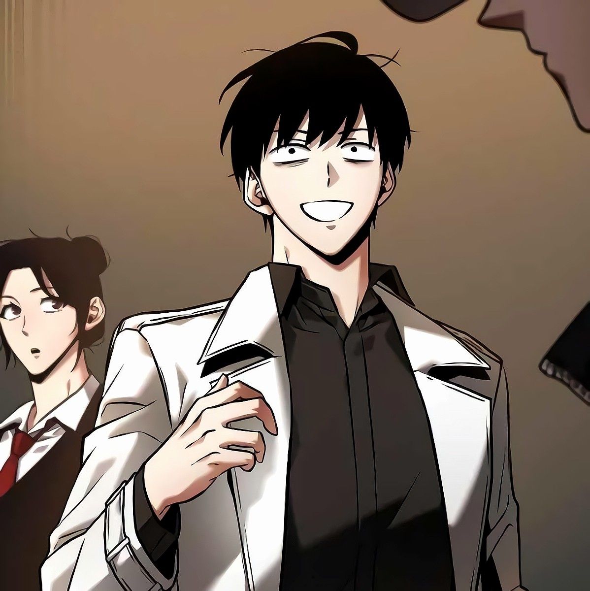 🖤🤍 on Twitter: "im obsessed with orv panels where kim dokja just looks like this: