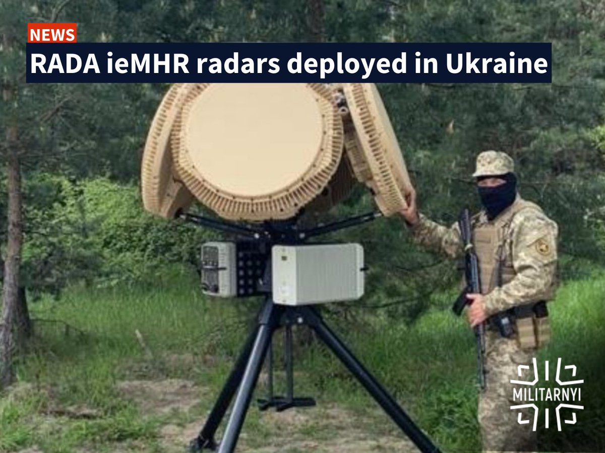 Militarnyi on Twitter: "RADA ieMHR radars took over combat duty in Ukraine https://mil.in.ua/en ...