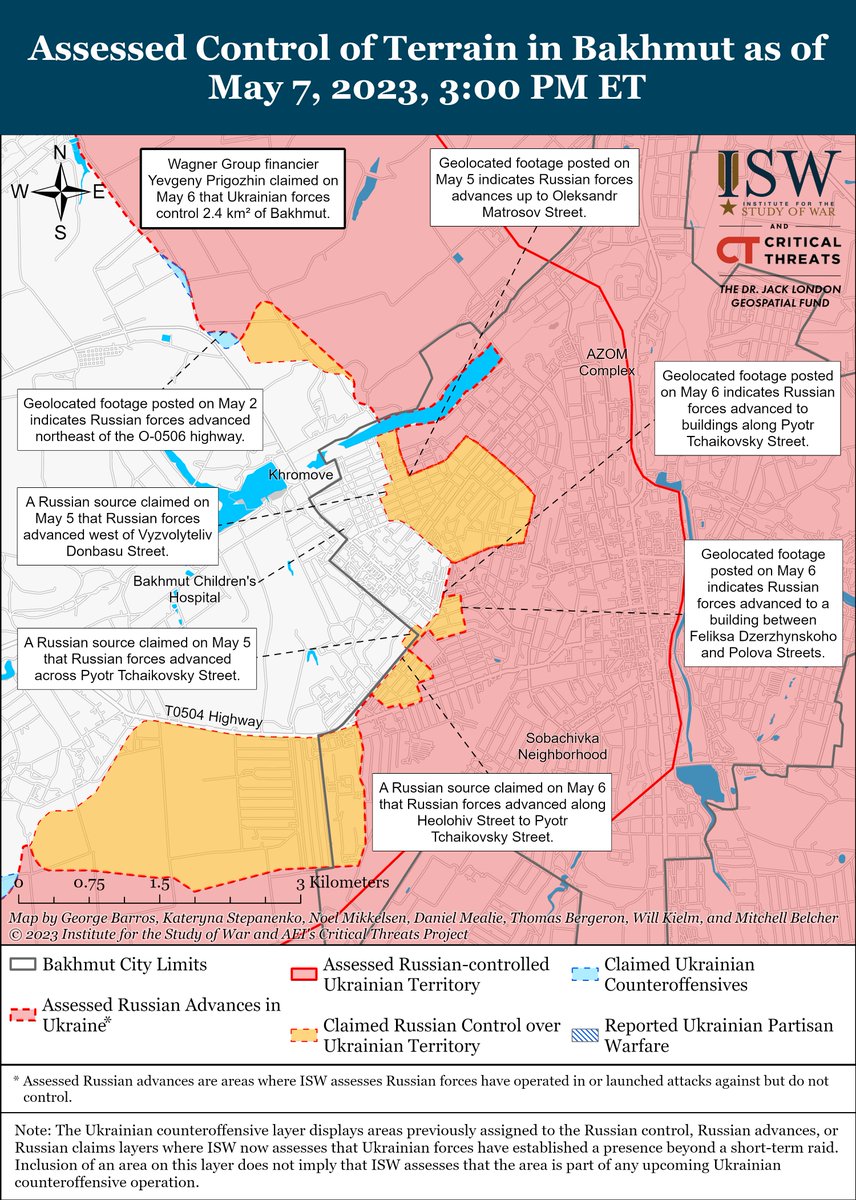 ISW on Twitter: "Here are today's control-of-terrain maps of #Russia's invasion of #Ukraine from ...