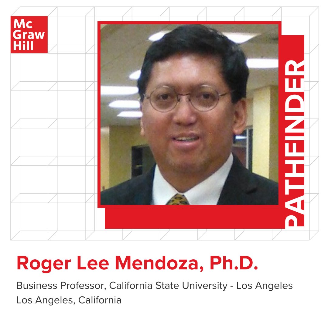 McGraw Hill on Twitter: "⭐️ Meet Roger Lee Mendoza, Ph.D., winner of a 2023 McGraw Hill ...