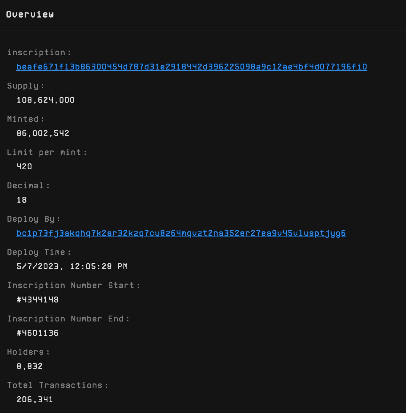 Jack Levin on Twitter: "https://t.co/kLHGaM7HdN $VMPX passes $ORDI, which used to be in the ...
