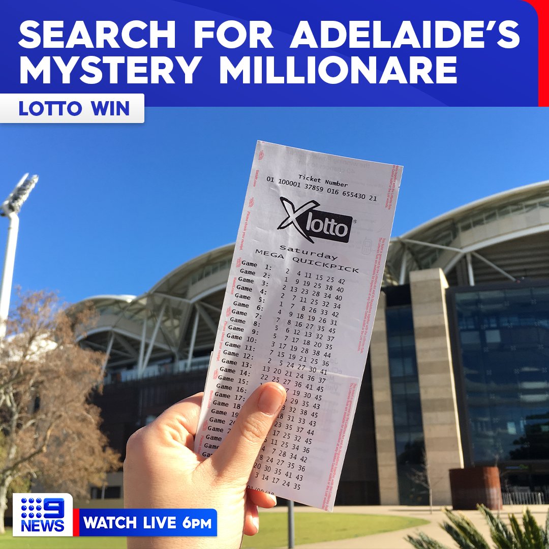 9News Adelaide on Twitter: "Check your lotto tickets SA, you may be a millionaire! 💰 The hunt is ...