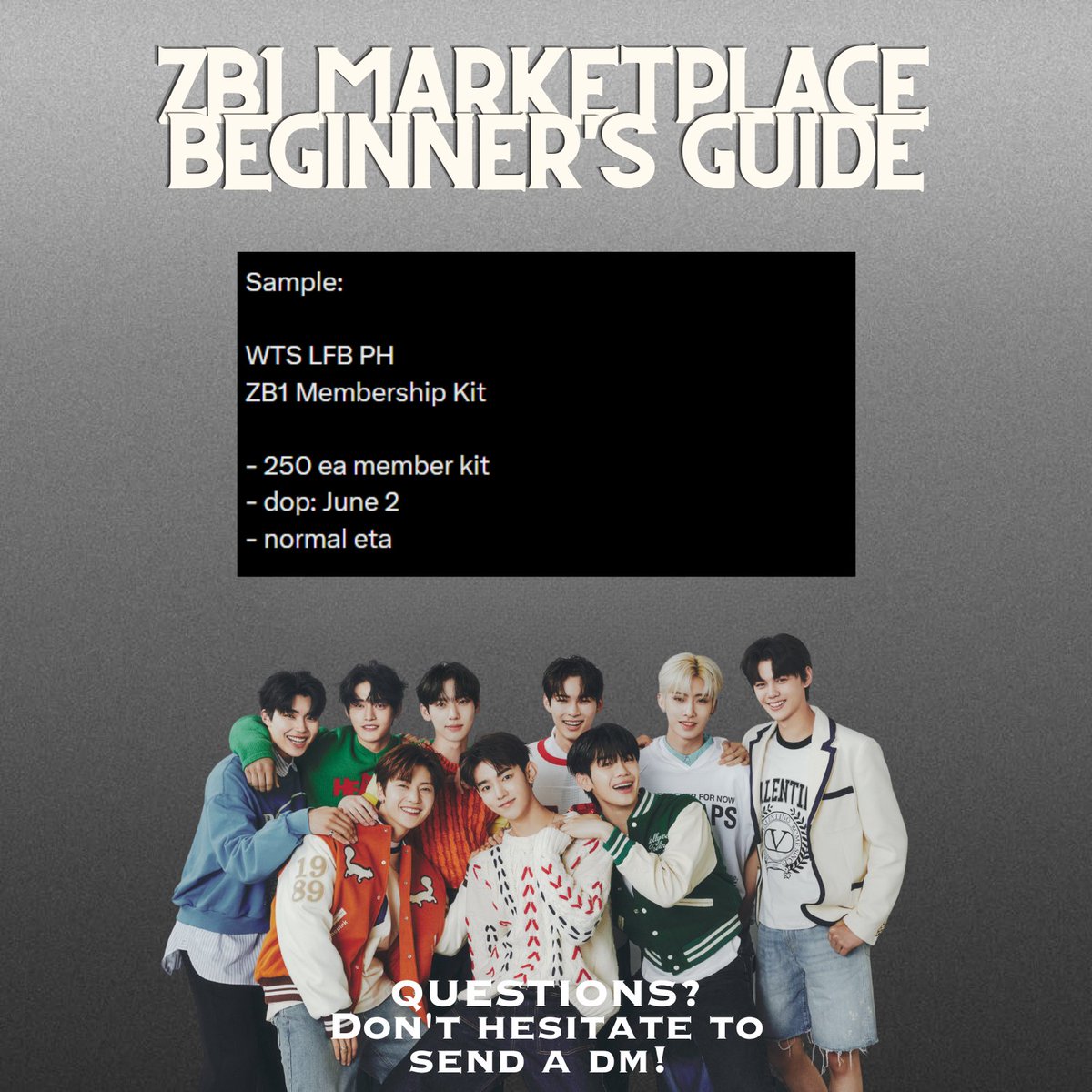 ZB1 Marketplace PH on Twitter: "ZEROSES! Here's your beginner guide to ZB1 PH BNS. * Please note ...
