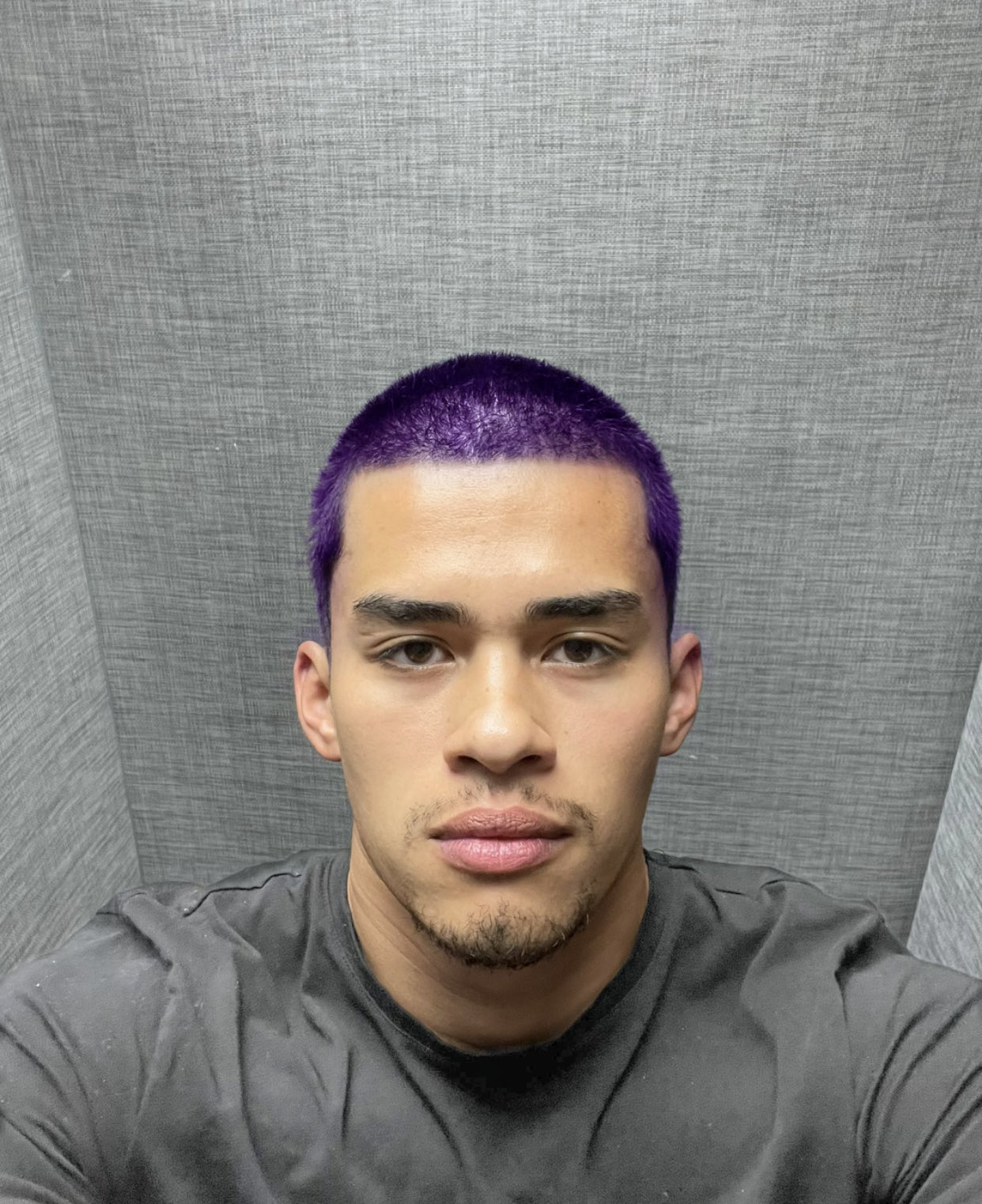 Purple Hair Man