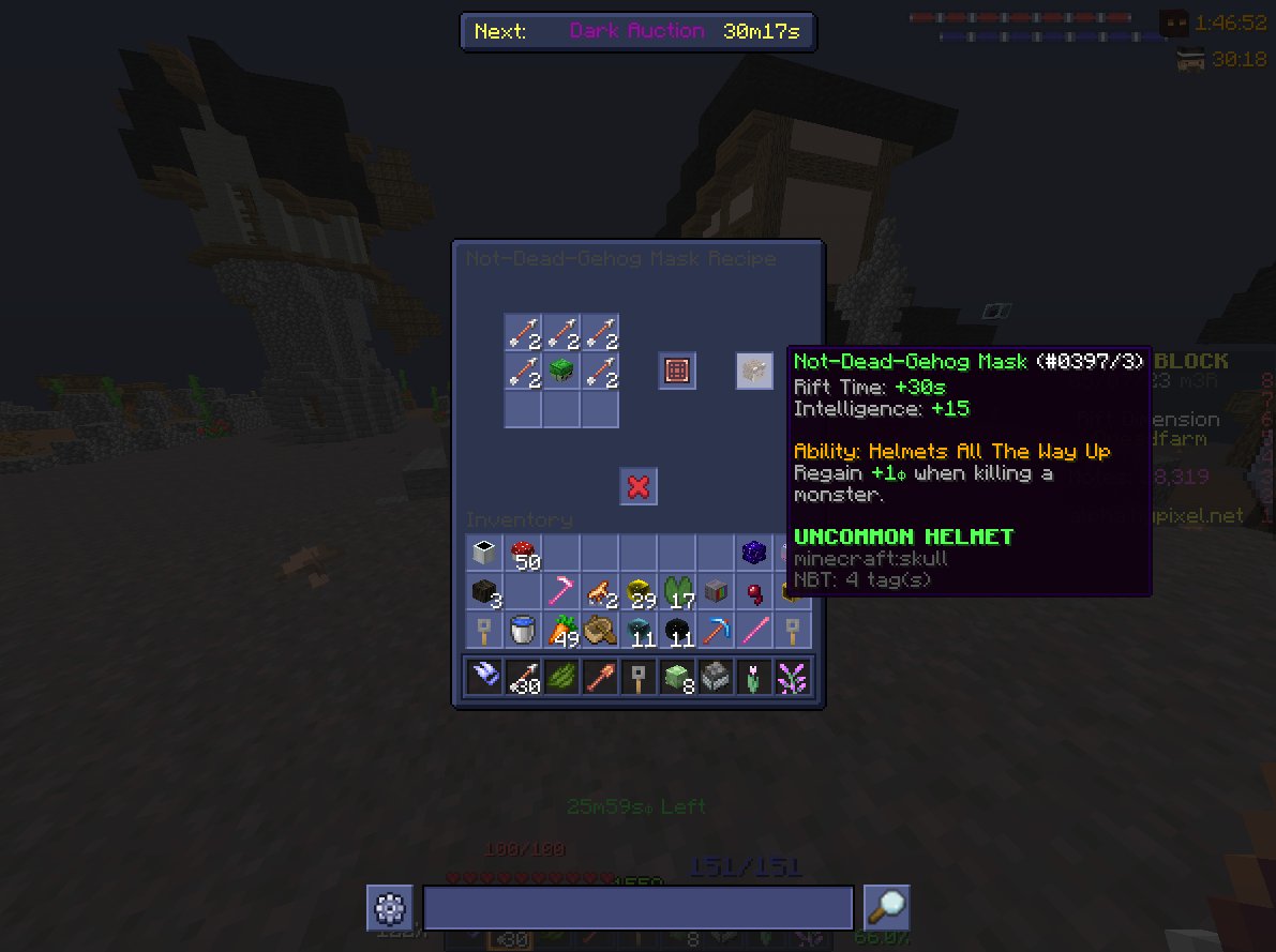 Skyblock Today on Twitter: "Let’s talk about the full armor upgrades. For the helmet, start with ...