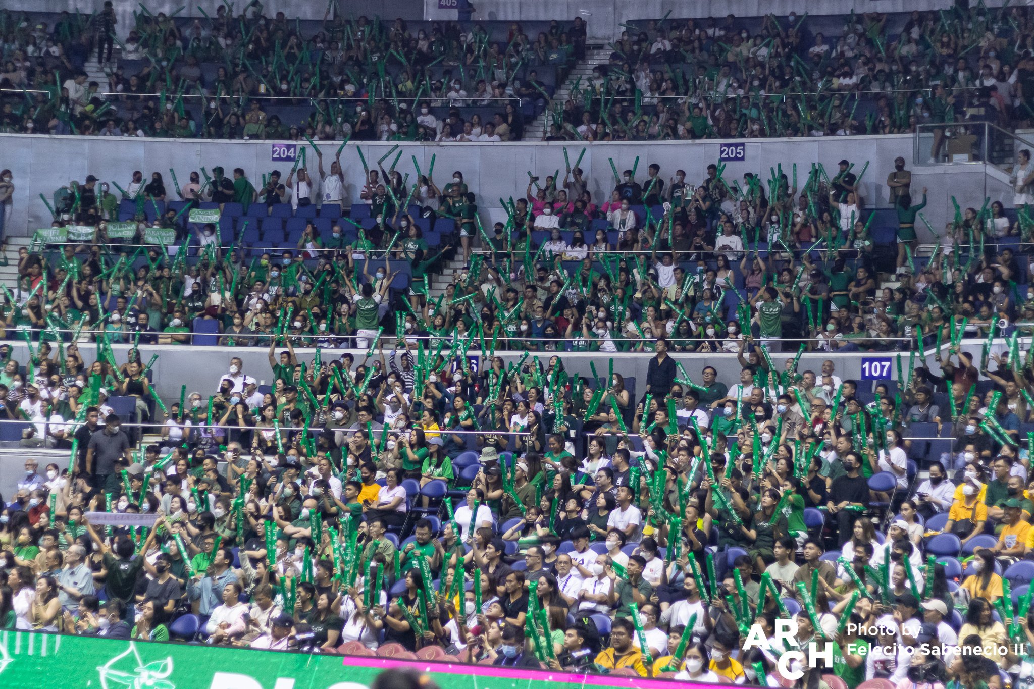 Green Blooded on Twitter: ""MVP chants from the crowd as Angel Canino prepares to serve"! 🔥🏹 ...