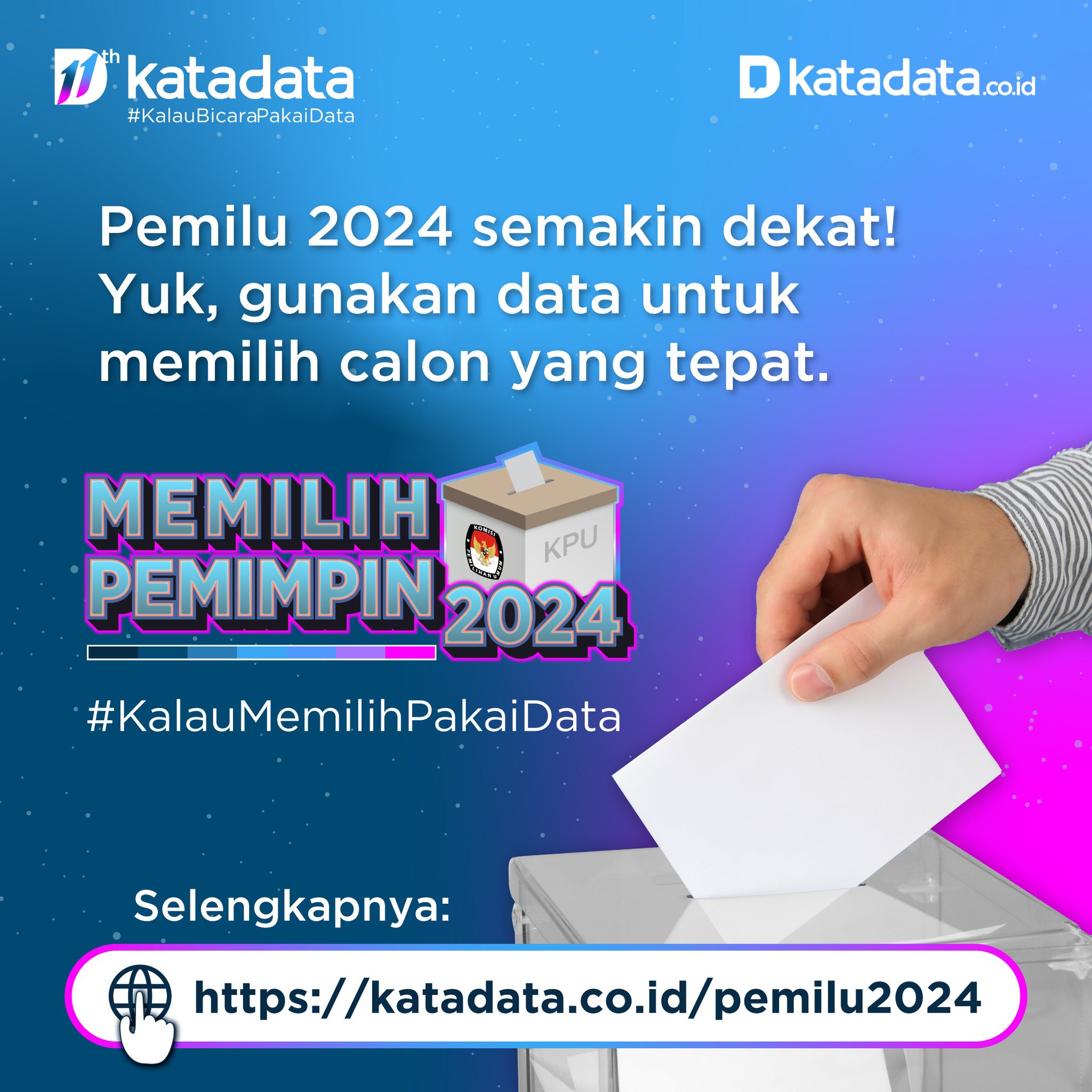 Katadata.co.id on Twitter: "Hi Sahabat Katadata, jangan asal memilih. Periksa kandidatmu ...