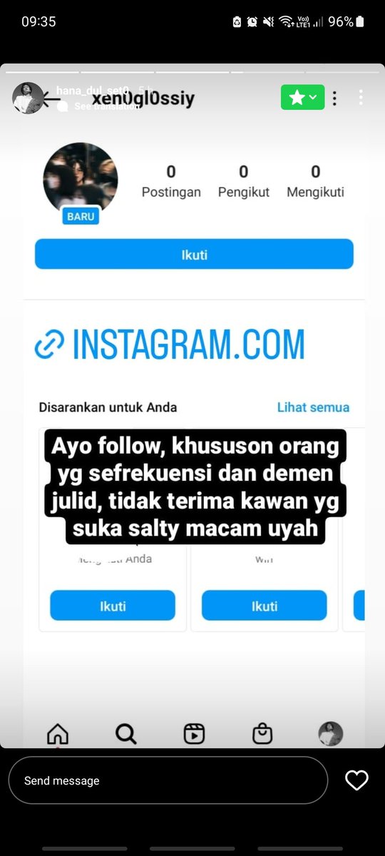 ai on Twitter: "Another Proof Crazy person. Please rnb semua akun nya dan jangan coba coba untuk ...