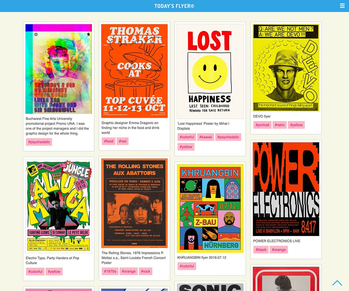 デザインのこと - Web design gallery on Twitter: "シンプルなデザイン。 （フライヤーいっぱいです） Today's Flyer | 今日のフライヤー ...