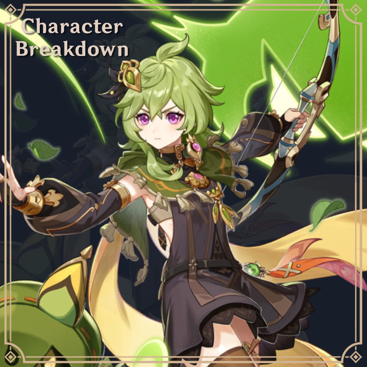 KQM on Twitter: "Happy Birthday to Collei! Today's Character Breakdown is dedicated to Sumeru's ...