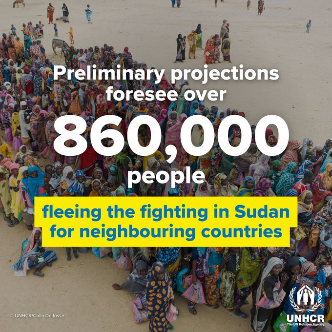 UNHCR Ethiopia on Twitter: "RT @UNHCRgov: 🇸🇩 Sudan Together with 134 partners, UNHCR needs $445 ...