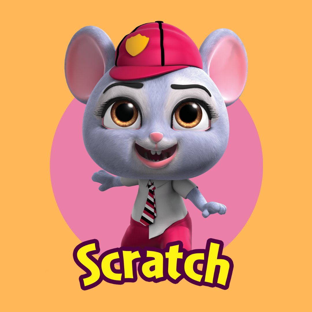 Bandai España on Twitter: "¡Conoce a Scratch! 🐭 Es el hermano pequeño de Millie, pero no lo ...
