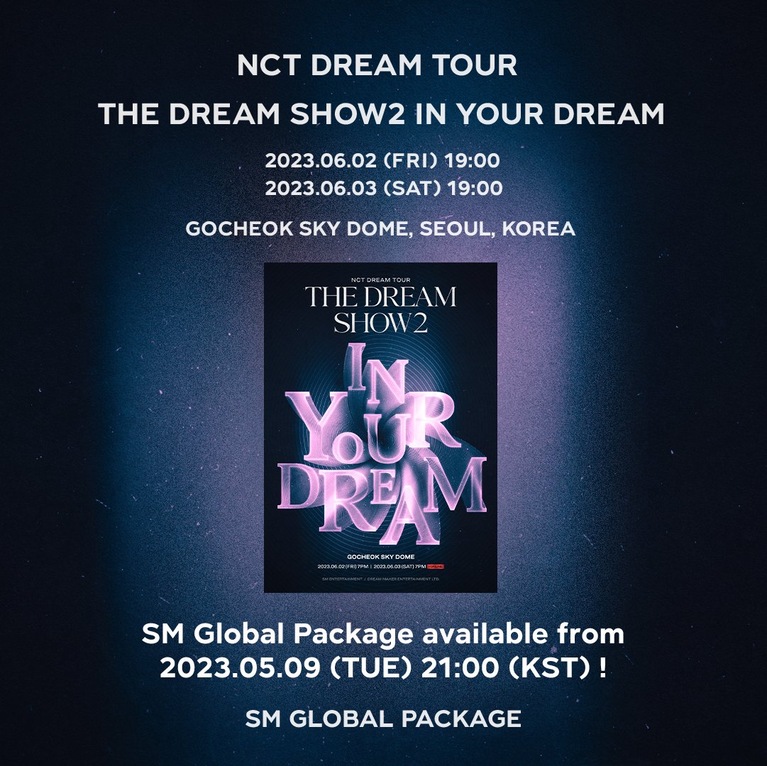 SM GLOBAL PACKAGE on Twitter: "[NCT DREAM TOUR THE DREAM SHOW2 In YOUR DREAM] SM Global Package ...