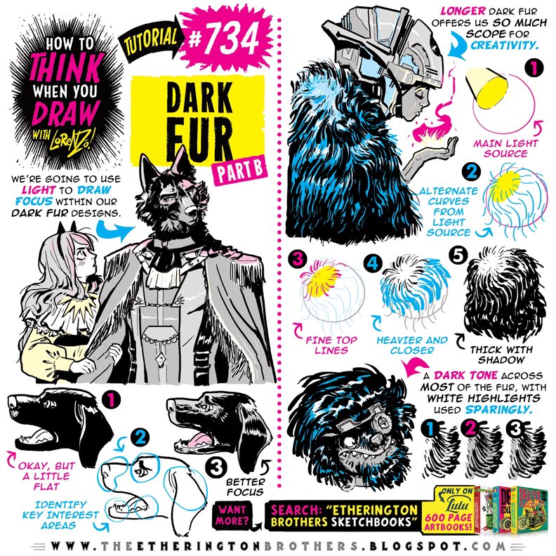 Etheringtonbrothers On Twitter Dark Fur Part Two From The How To Think When You Draw
