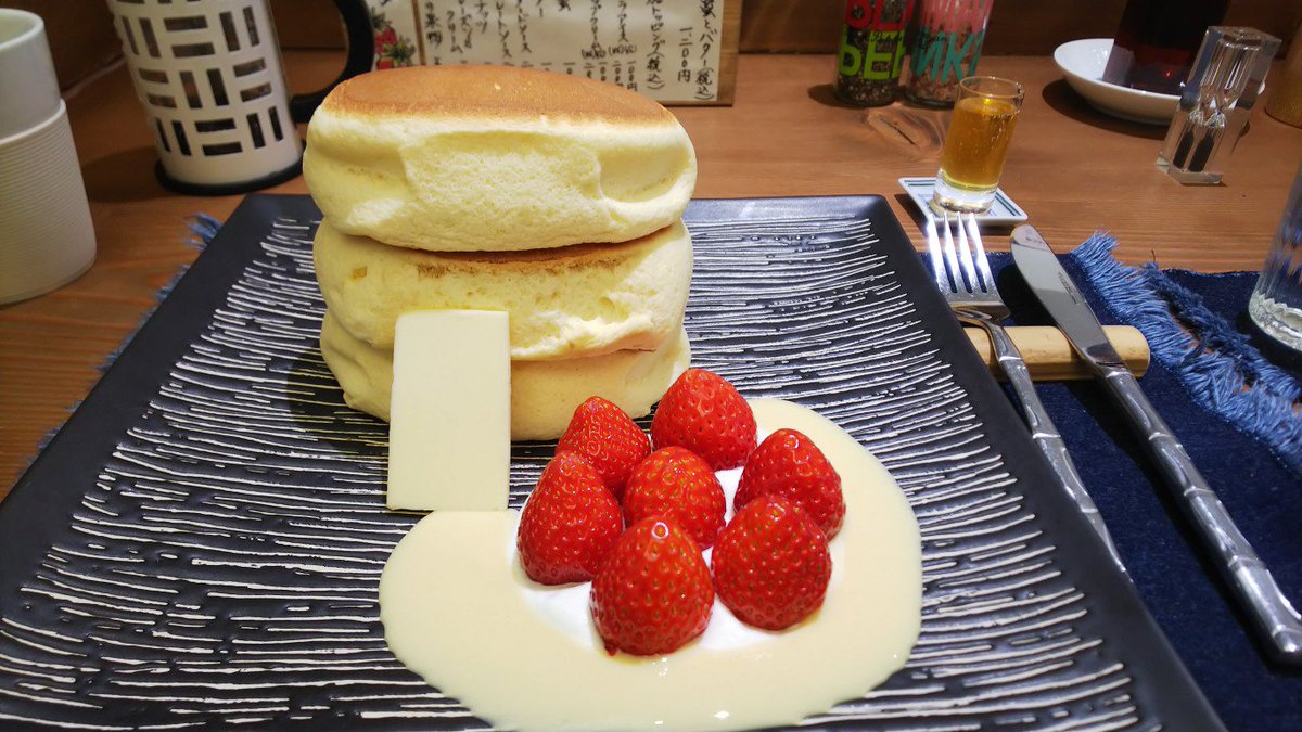 かっぱ On Twitter 浅草の紅鶴さんのパンケーキ😋 数年前に一度いったきりだけど美味しかったなあ